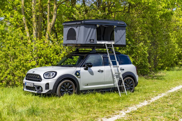 Mit dem MINI Cooper SE Countryman ALL4 campen? Wie mit einem Minicamper ...